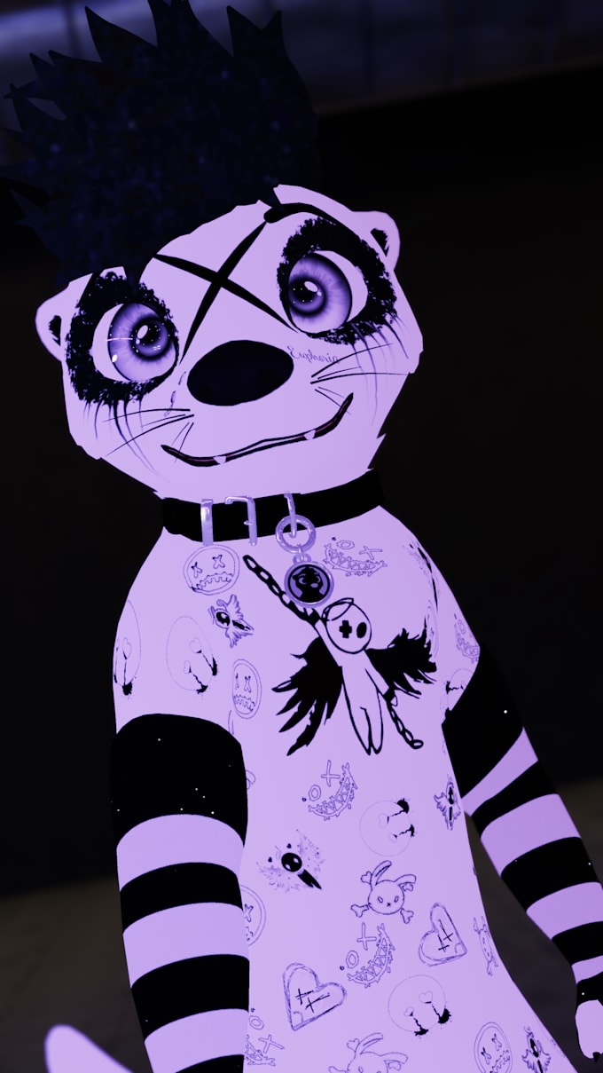 Create a texture design for a vrchat avatar by Slypika101 | Fiverr