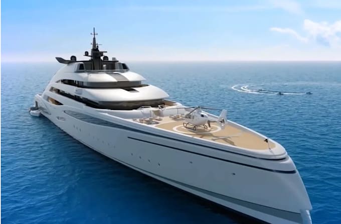 3d ship model boat design 3d ship animation 3d yacht vessel model ...