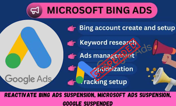 Reactivate bing ads suspension, microsoft ads suspension, google ...