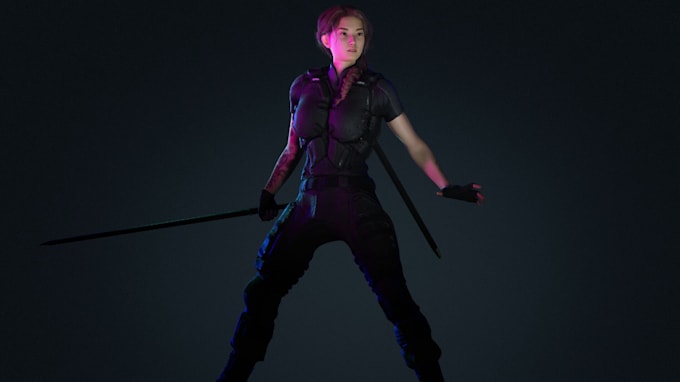 Be realistic skin texture,game model,uv mapping,topology character ...