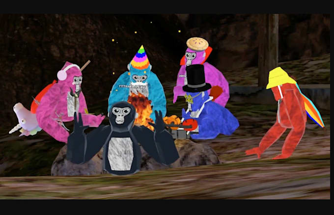 Create or design a gorilla tag thumbnail, gorilla tag pfp, gtag video ...