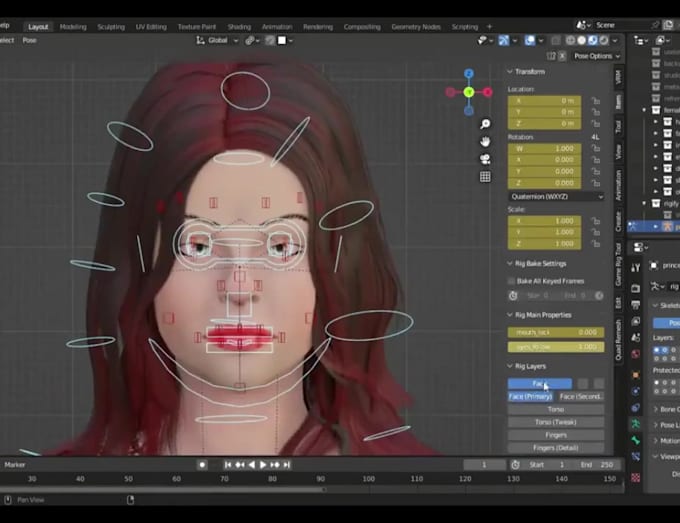 Do 3d Character Modeling And 3d Rigging In Maya And Blender By