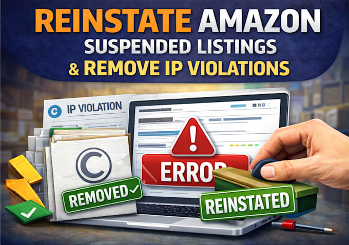 Reinstate amazon suspended listings and remove amazon account ip ...
