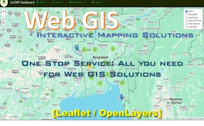Develop webgis, gis analysis, mapping, gis database by Bulbul_ | Fiverr