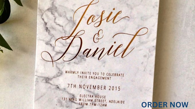 Design eye catchy invitation card for wedding birthday event digital ...