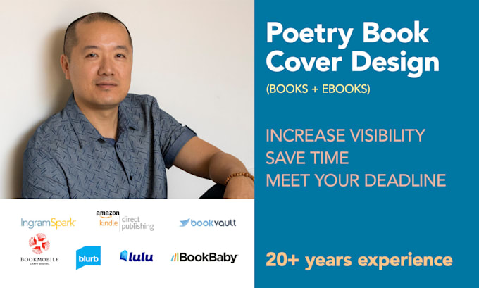 Design your poetry book cover by Kenjiliu | Fiverr