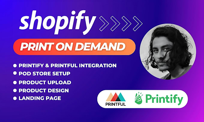 Design or upload product on print on demand store by printify printful by Nahid_neela | Fiverr