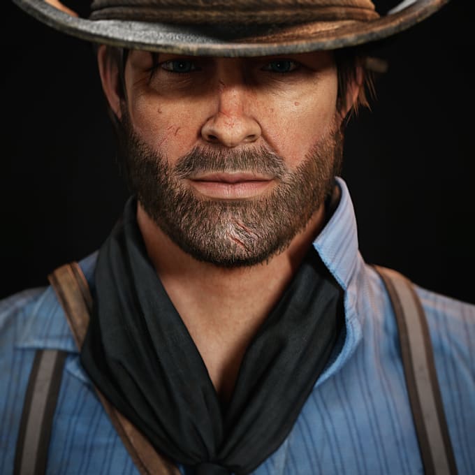 Do 3d character modelling, 3d metahuman character, 3d game character ...