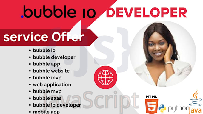 Bubble io developer, bubble website, bubble mvp, crm, bubble saas ...