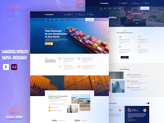Do single page figma website design by Farhadalsami | Fiverr