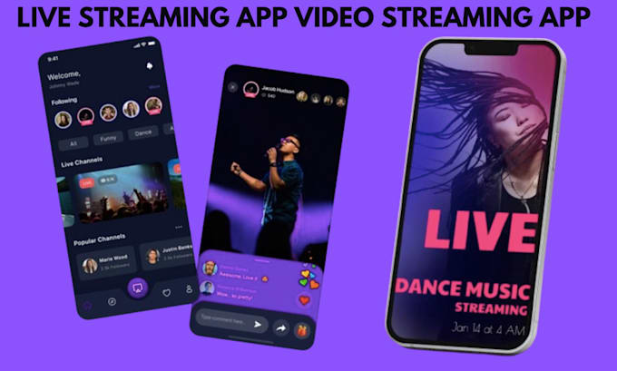 Develop your live streaming app video streaming app music streaming app ... Develop your live streaming app video streaming app music streaming app ...
