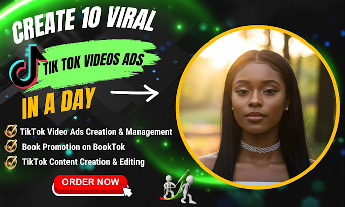 Do tik tok book promotion tik tok video ads booktok amazon kdp content creator by Roseprof | Fiverr