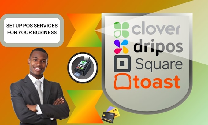 Setup square pos clover toast dripos pos sum pos lightspeed for your business by Emmas_studio74 ...