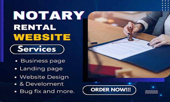 Build a notary website template, notary template, notary law firm ...