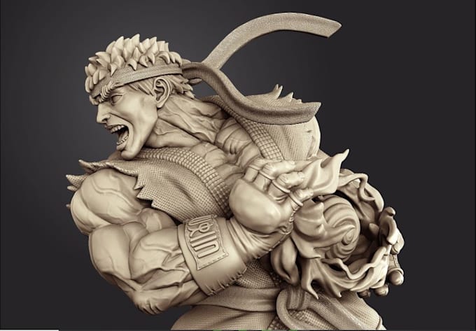 Be your 3d image sculpter,fix stl,fix 3dprintable model,kinetic 3d ...