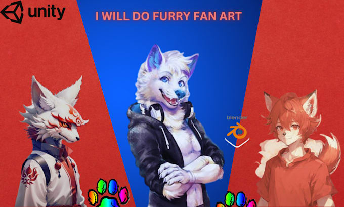 Do furry fan art by Benjamin_997 | Fiverr