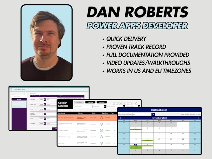 Create a business app using powerapps by Dansteveroberts | Fiverr