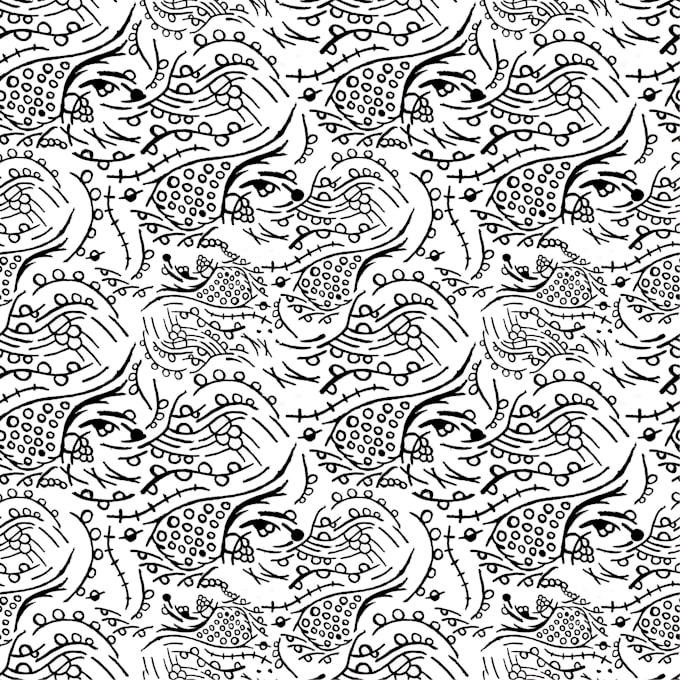 Create flat organic patterns by Ayezero | Fiverr