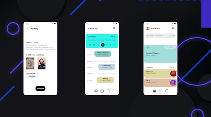 Make figma app design and wireframing for you by Waleed_khalid9 | Fiverr
