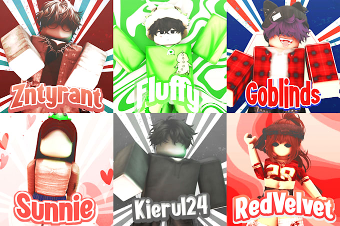 Design roblox gfx profile picture by Pilusgfx | Fiverr