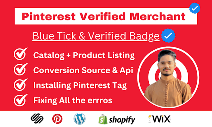 Fix all the required issues to become a pinterest verified merchant by ...