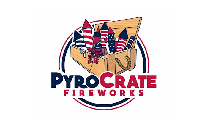Create a eye catching beauty firework store logo for you in one day by ...