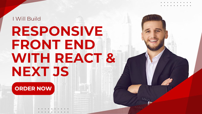 Build responsive front end with react and next js by Shehbazsajid08 ...