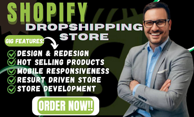 Design redesign 7 figure dropshipping store website creation store ...