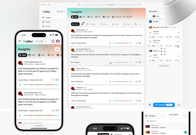 Design sport dashboard ui ux, live score ui design, fantasy ui design ...