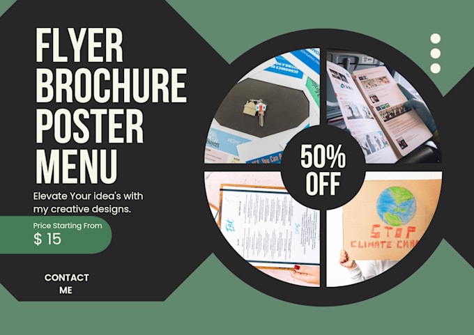 Design eye catching flyer, menu, poster, brochure graphic by Deavaart ...