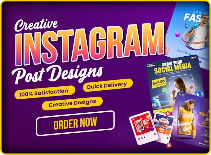 Create 30 attractive instagram posts design by Hassan_shan1 | Fiverr