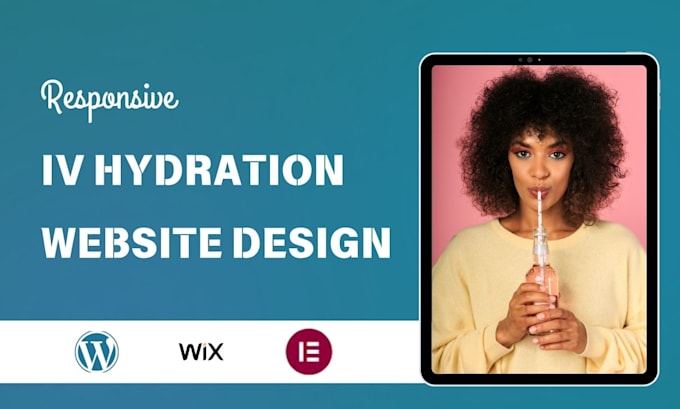 Design iv hydration website, iv therapy website, mobile iv hydration ...