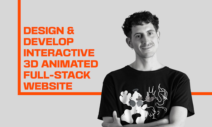 Design and develop a full stack 3d animated landing page by ...