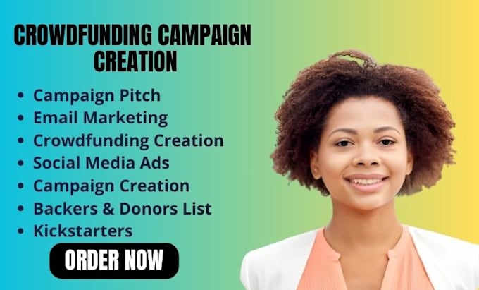 Do crowdfunding campaign promotion, fundraising gofundme kickstarter ...