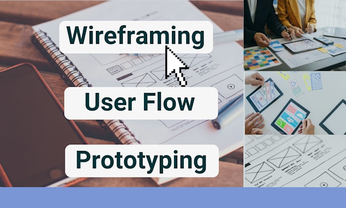 Create interactive prototypes and wireframes by Godswisdomnelso | Fiverr