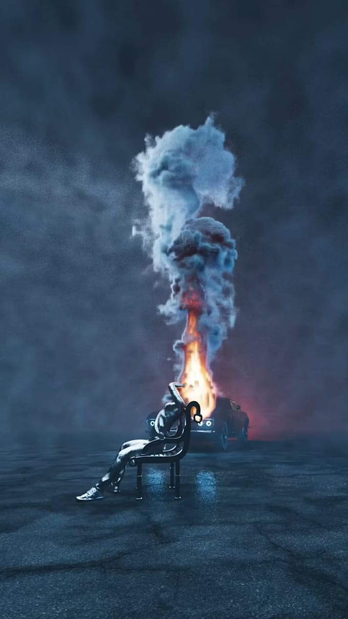 Do 3d vfx special effects, vfx compositing, fire and smoke simulation ...