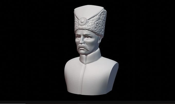 Form 3d full body human model in zbrush,headbust,3d shapening and ...