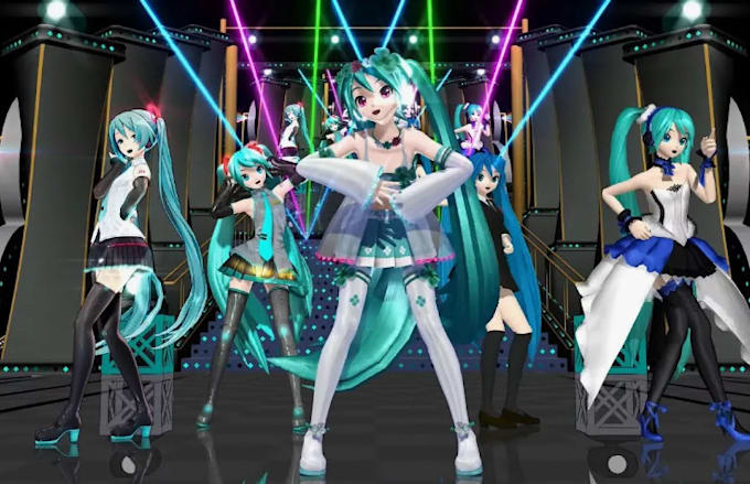 Create or animate mmd pv for your original music, 3d model for vrchat ...