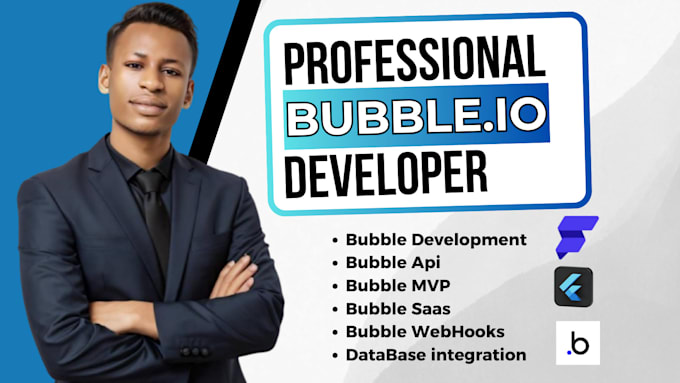Do bubble io developer bubble mvp, saas website, build bubble mobile app for you by Proalan_app ...