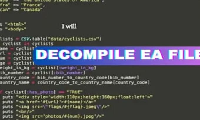 Crack ea, decompile any forex ea file, unlock and indict source code ... Crack ea, decompile any forex ea file, unlock and indict source code ...