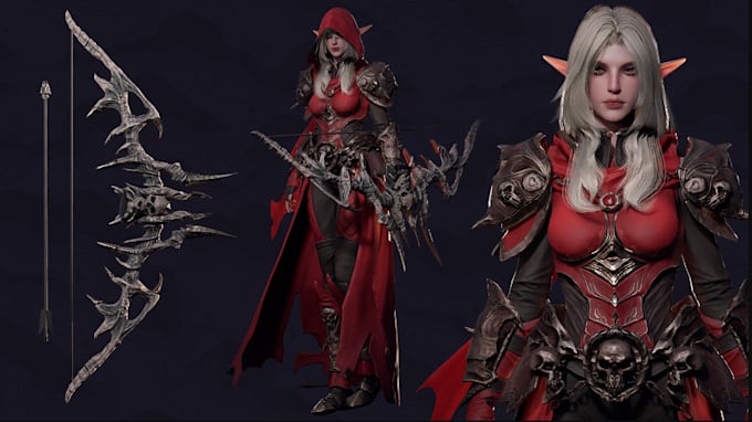 Design 3d Game Character Modeling Cartoon Animation Blender Unreal Engine Unity