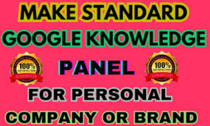 Create verified knowledgepanel google knowledge panel for personal and ...