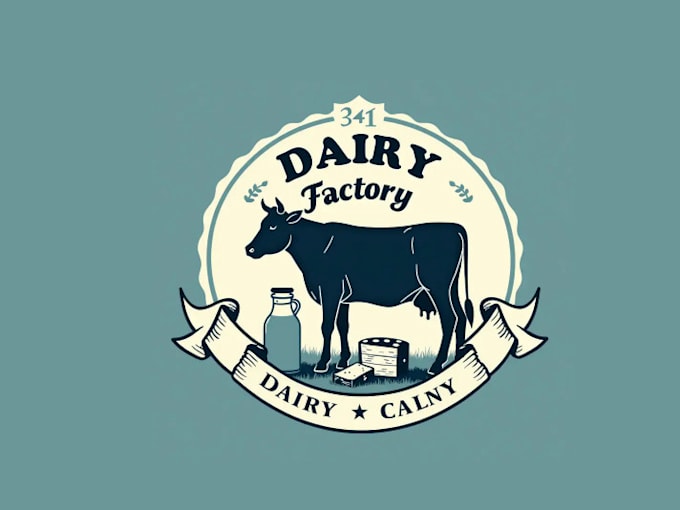 Design professional dairy farm logo by Luca_boucher | Fiverr