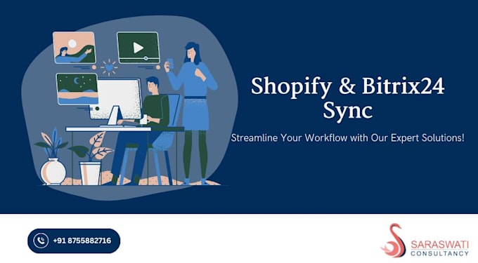 Sync shopify with bitrix24 crm by Bhashkarbhatt | Fiverr