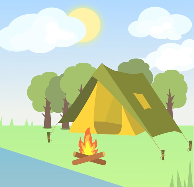 Create amazing vector illustration by Natsumii1 | Fiverr