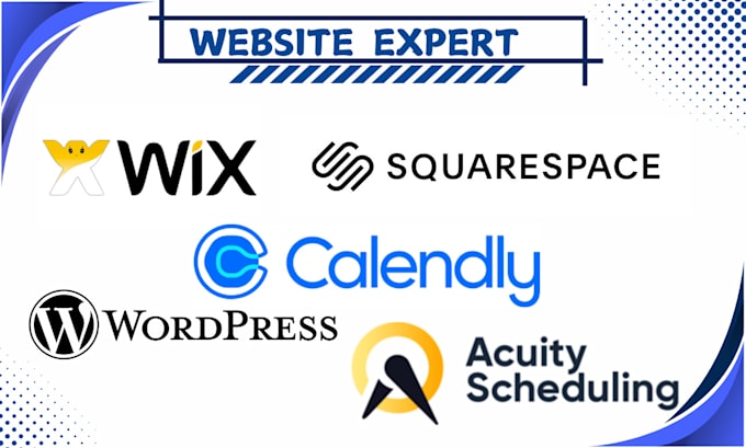 Set up calendy acuity scheduling wordpress wix for you by Acesphere | Fiverr