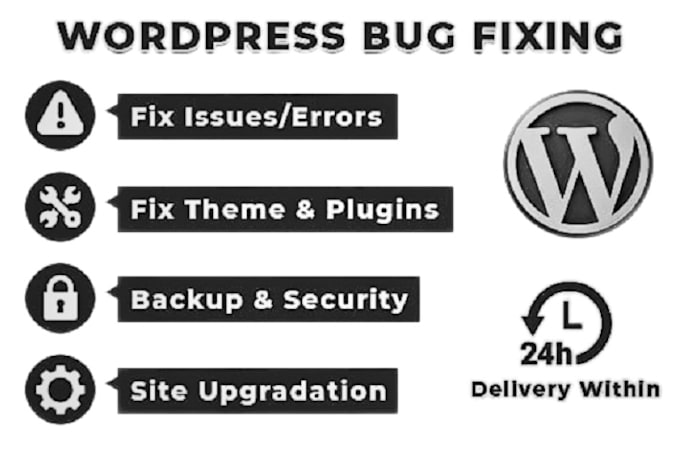 Wordpress bug fixing, design and redesign by Rubel_hossain | Fiverr