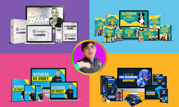 Create unique ecover bundle design for ebooks by Jawadofficial24 | Fiverr