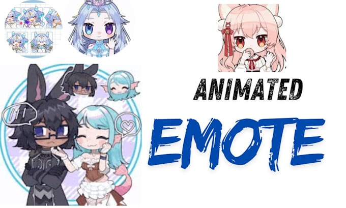 Emoticono chibi emoticono de twitch emoticono animado emoticono vtuber ...