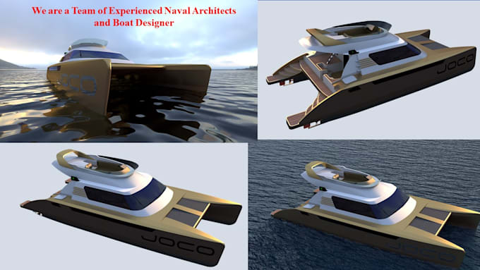 Design and 3d model your boat and yacht by Salmanstudio2 | Fiverr